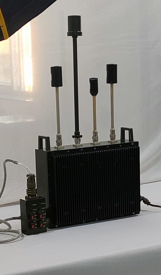 VHF, UHF Jammer Back Pack – Milstar RF And Microwave Systems Pvt Ltd